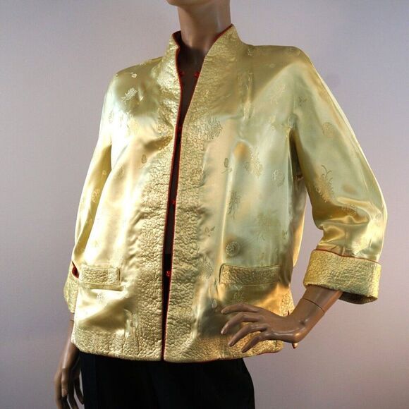 Unbranded | Jackets & Coats | Vintage Women Oriental Jacket Reversible ...